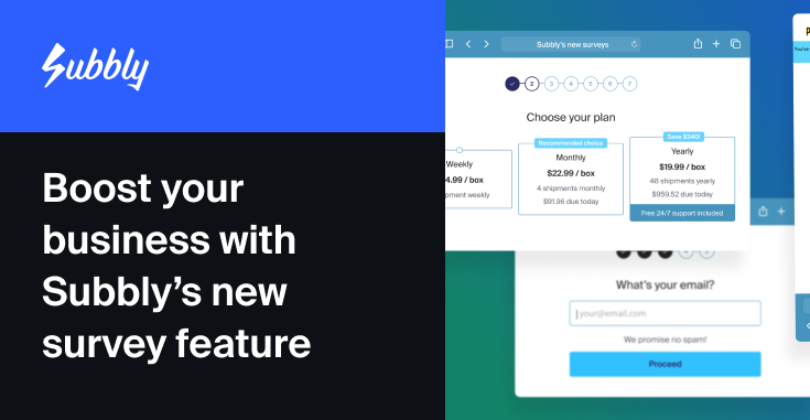 Boost your subscription box business with Subbly’s new survey feature ...